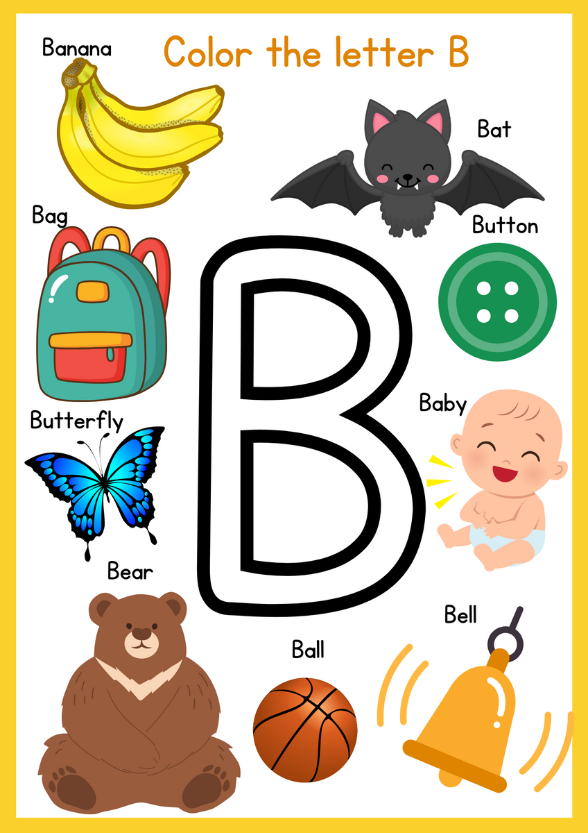 Alphabet Activities - Letter Bb Printable – Little Edventure
